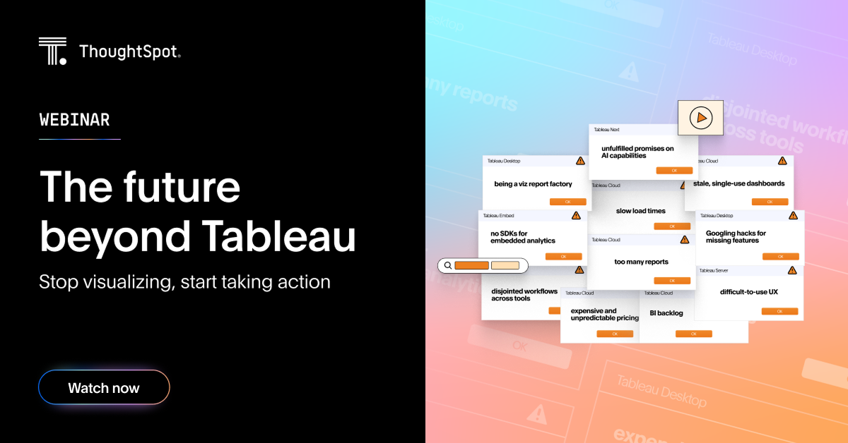 The future beyond Tableau
